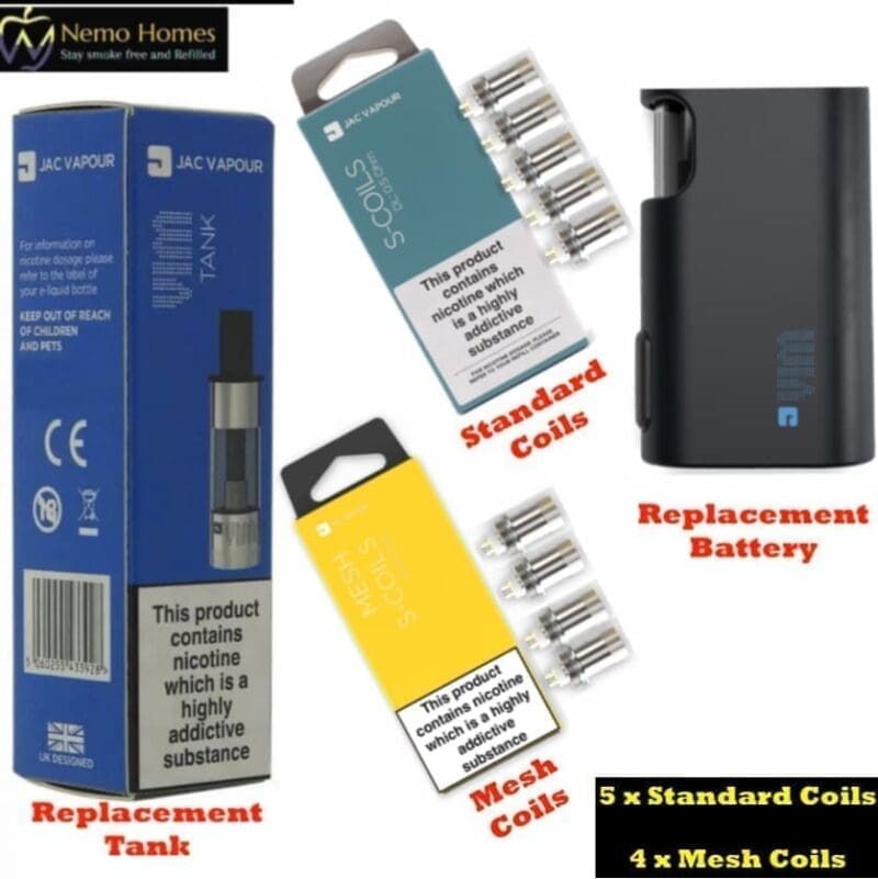 Jac Vapour Vape Pens | Coils | Pods - NH