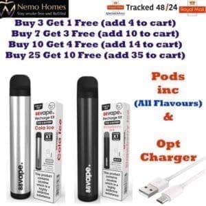 88Vape Recharge Vape Kit and Pods - Nemo Homes
